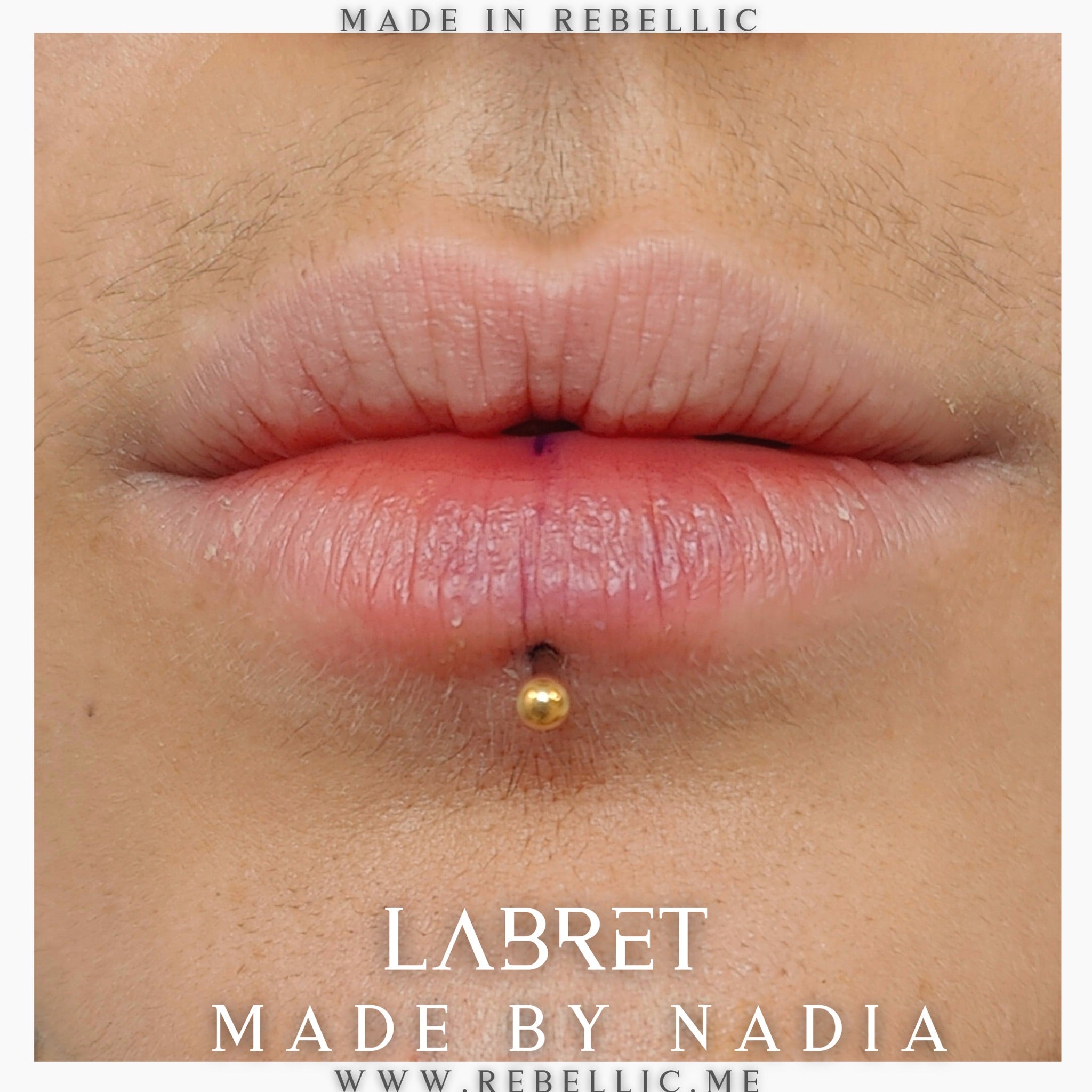 LABRET / LIP PIERCING • REBELLIC • COPENHAGEN